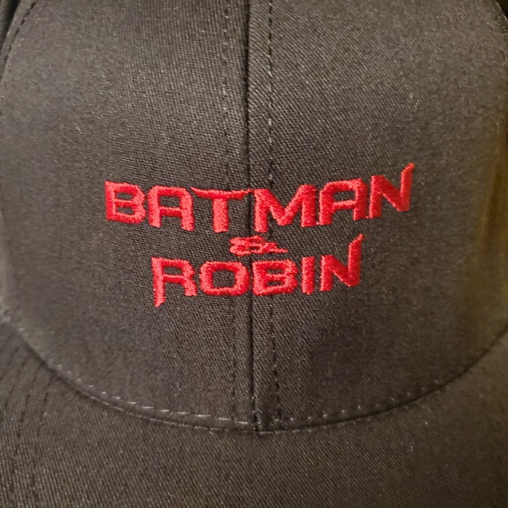 1997 Warner Brothers Batman And Robin Ball Cap With B… - Gem